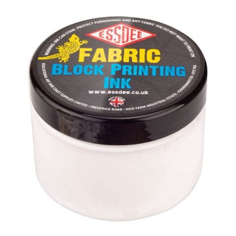 Essdee Fabric Block Printing Ink (White) - Essdee Art & Craft