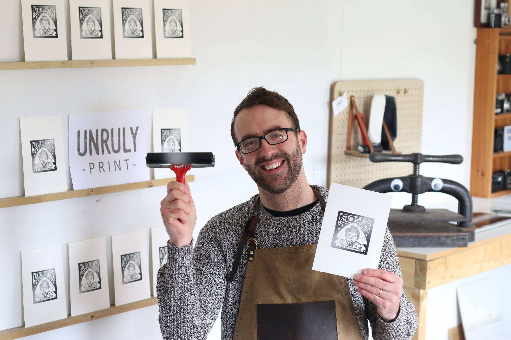 Meet the Printmaker - Andy Greenacre from Unruly Print - Essdee Art & Craft
